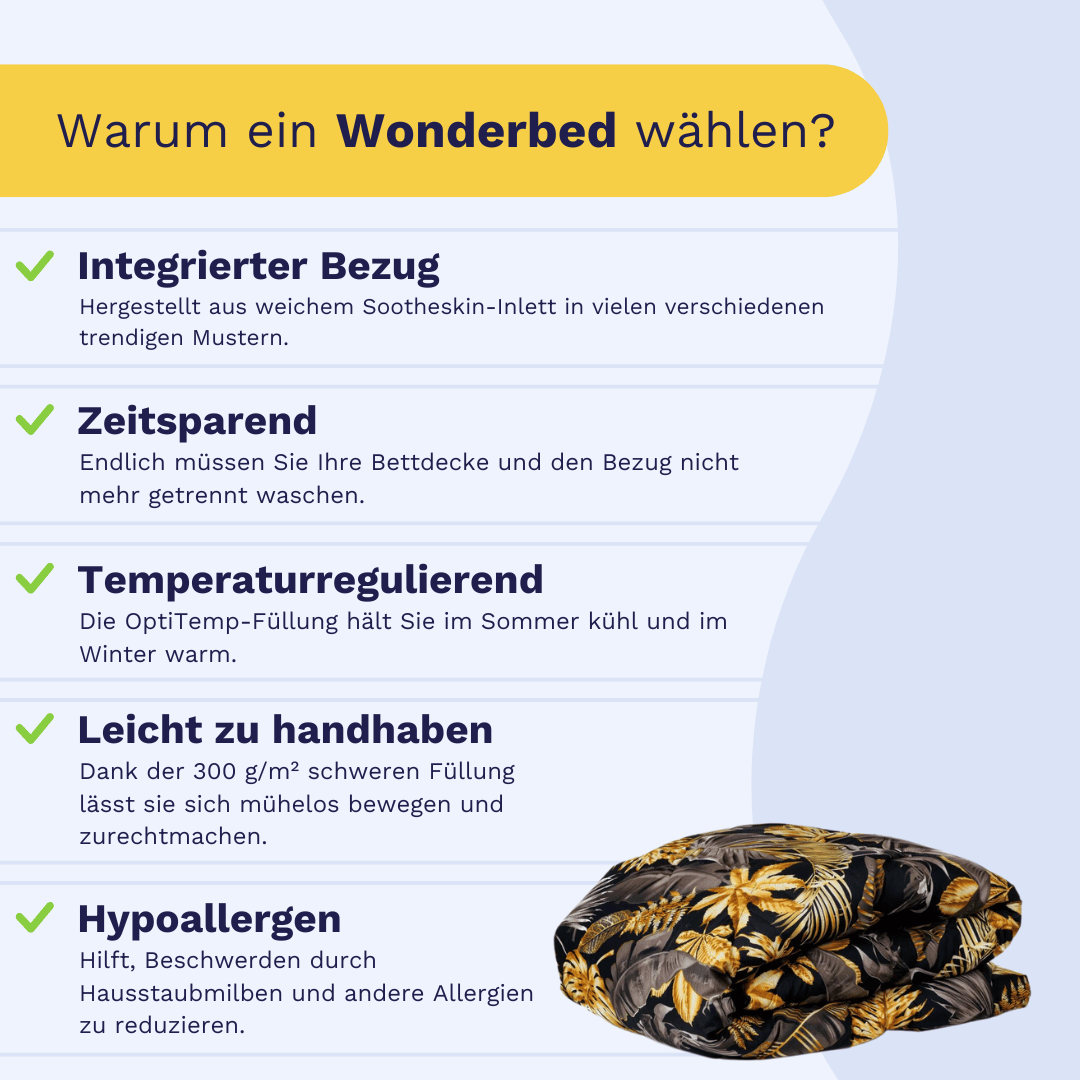 Zelesta Wonderbed | Bunte Bettdecken ohne Bezug - Zelesta.de